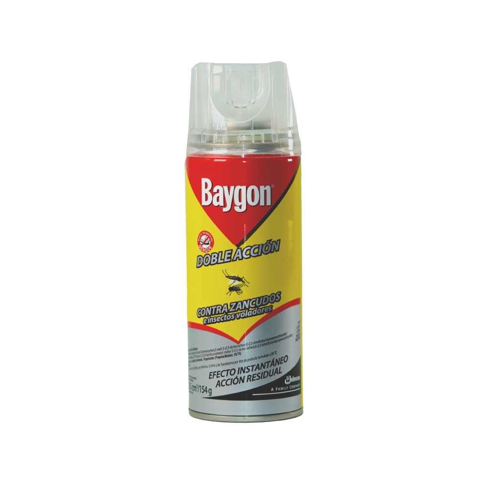 BAYGON INSECTOS VOLADORES DOBLE ACCION 235CM AMARILLO – Quero