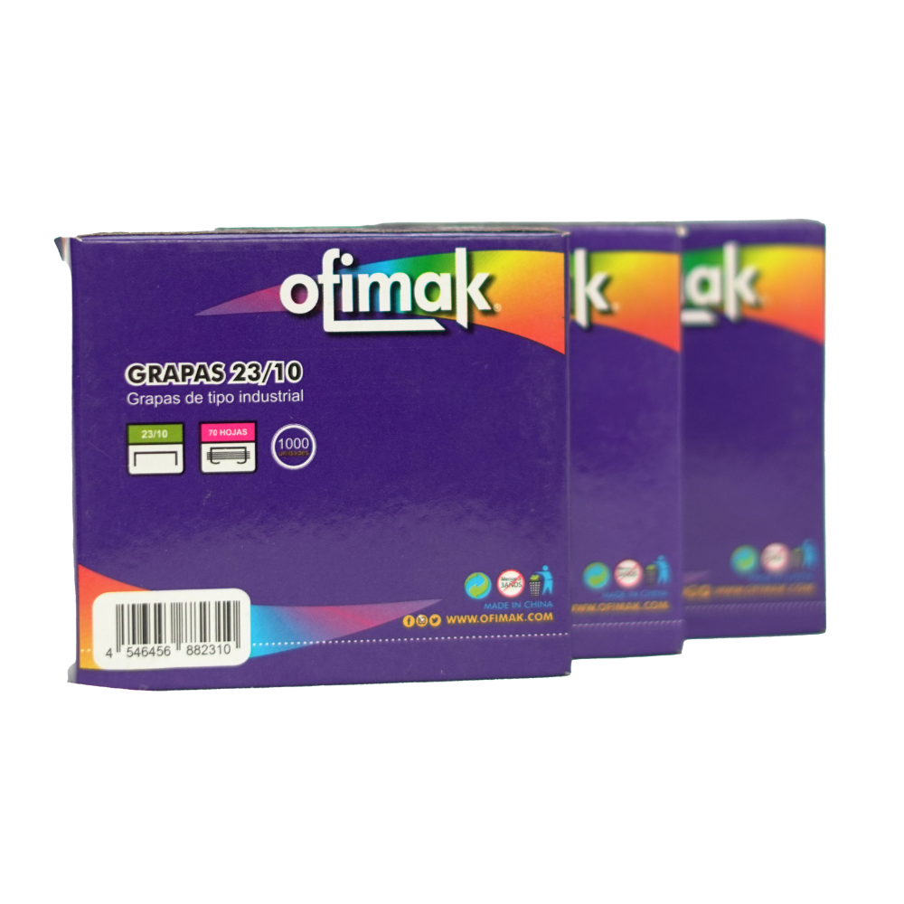 GRAPAS LISAS T/INDUSTRIAL 23/10 70HJS OFIMAK – Quero